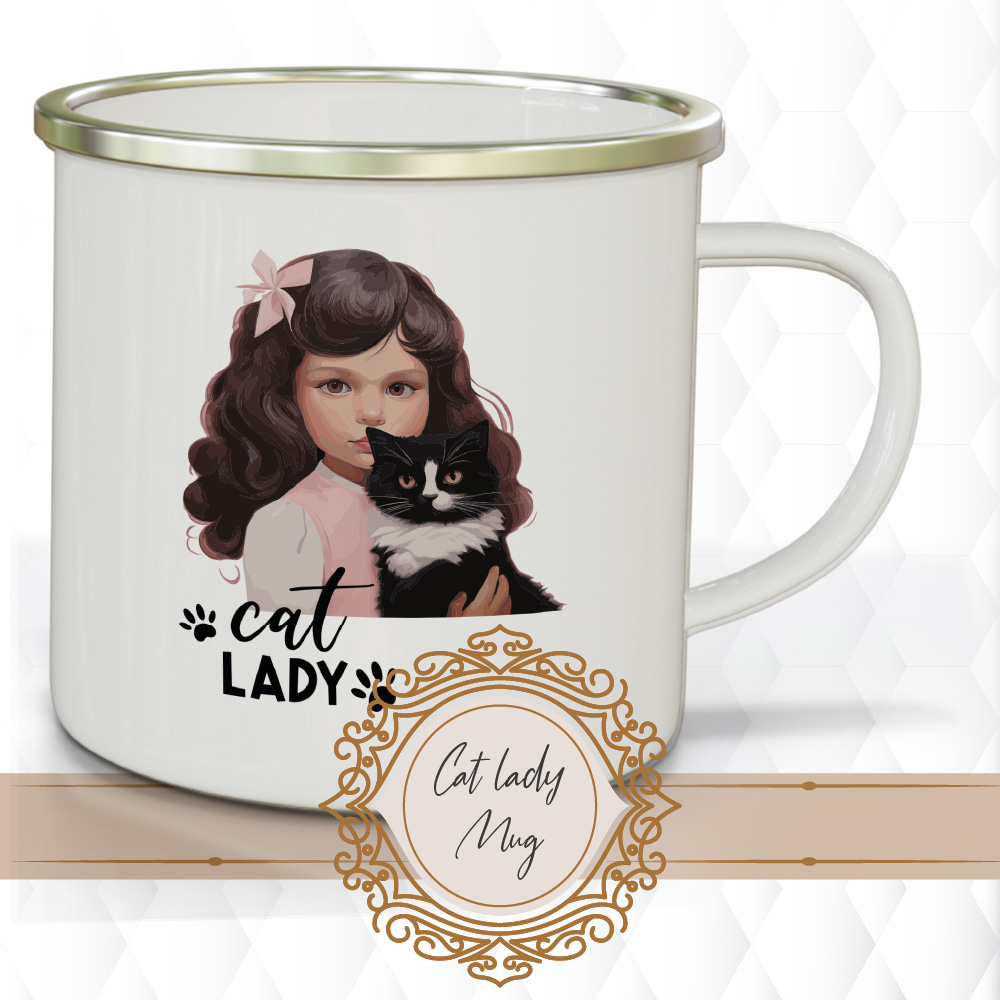 TOONTOON Cat Lady Mug