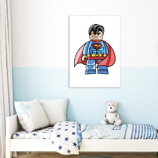 תמונת לגו סופרמן TOONTOON - תמונות לחדרי ילדים